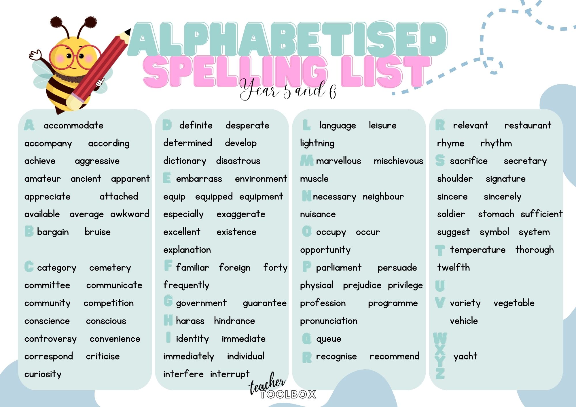 Free Teaching Resources - Teacher Toolbox