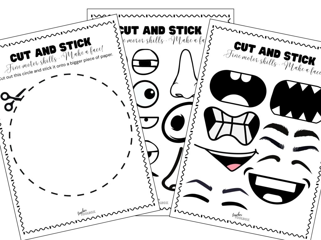 Fine Motor Skills: Make a Face! - Teacher Toolbox